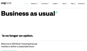 ESGブック日本代表に聞くESG評価の現在地 - coki (公器）