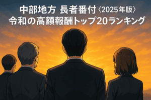 中部地方 長者番付〈2025年版〉令和の高額報酬トップ20ランキング - coki (公器）